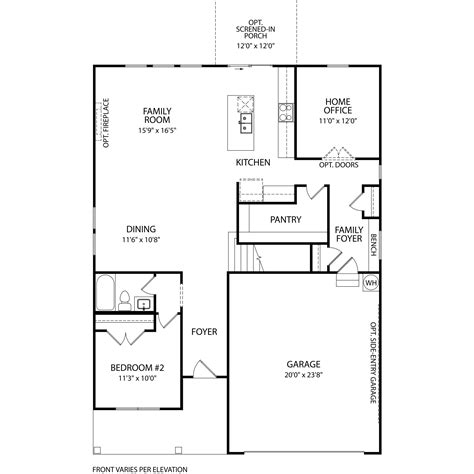 Wembley Plan Elevate By Drees Raleigh 27615 ®