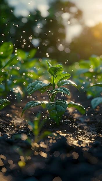 Premium Photo Ai Enabled Smart Irrigation System Optimizes Water Usage For Efficient Farming