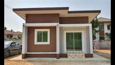 บ้านสวยสไตล์โมเดิร์นกับโทนสีน้ำตาลดูอบอุ่น 2 ห้องนอน 1 ห้องน้ำ 1 ห้องครัว กับงบประมาณ580 000