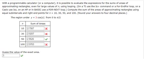 Solved With A Programmable Calculator Or A Computer It Is