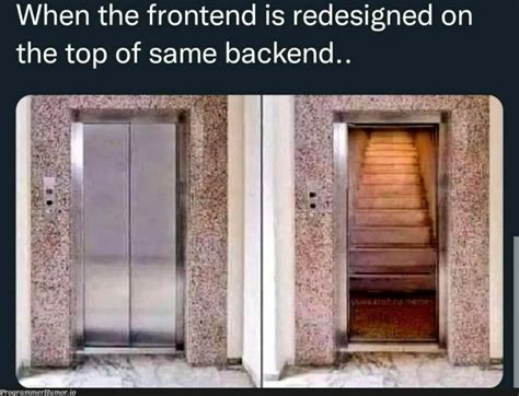 Frontend Backend Meme