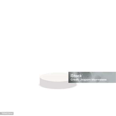 흰색 원통 템플릿입니다 3d 베이스 스탠드 연단 또는 스튜디오 받침대 라운드 플랫폼 쇼룸 일러스트 0명에 대한 스톡 벡터 아트 및 기타 이미지 Istock