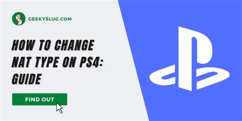 How To Change NAT Type On PS4 Geekyslug