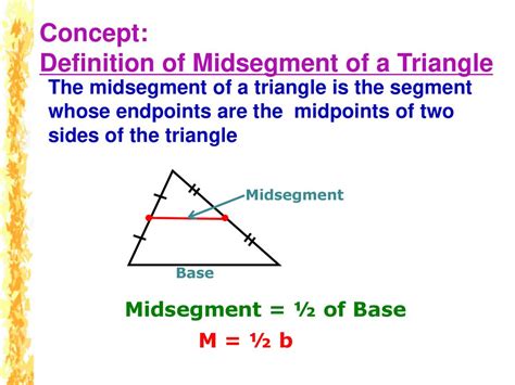 Midsegment Of A Triangle Definition