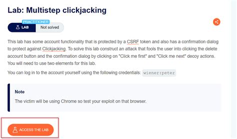 Clickjacking Portswigger Lab 05 Multistep Clickjacking By K4rn4 Medium