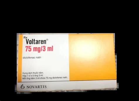 Voltaren 75mg3ml Inj Novartis H5o3ml