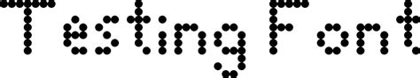 Testing Font Regular Font