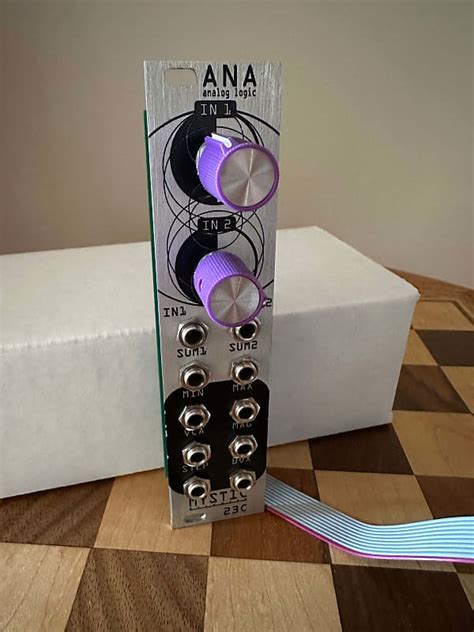 Mystic Circuits Ana Logic Eurorack Module Silver Reverb