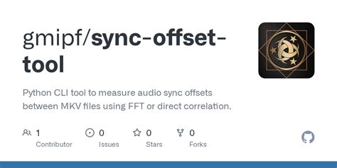 Github Gmipfsync Offset Tool Python Cli Tool To Measure Audio Sync