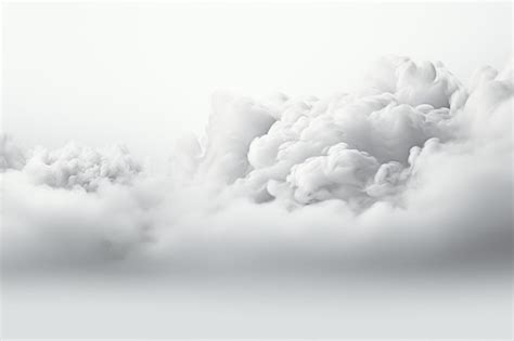 Premium Photo 3d Rendering Of White Fluffy Clouds In The Blue Sky
