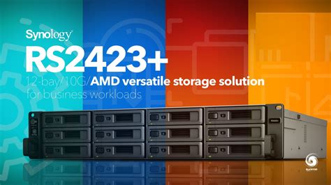 Synology Rackstation Rs2423 12 Bay Nas Enclosure Amd Ryzen V1780b Cpu