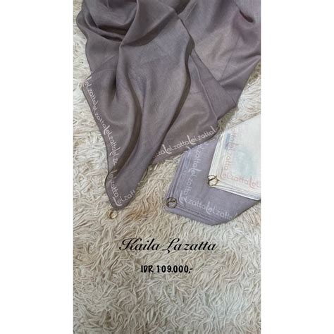 Jual Elzatta Hijab Segiempat Kaila Lazatta Ii Bahan Voal Nyaman