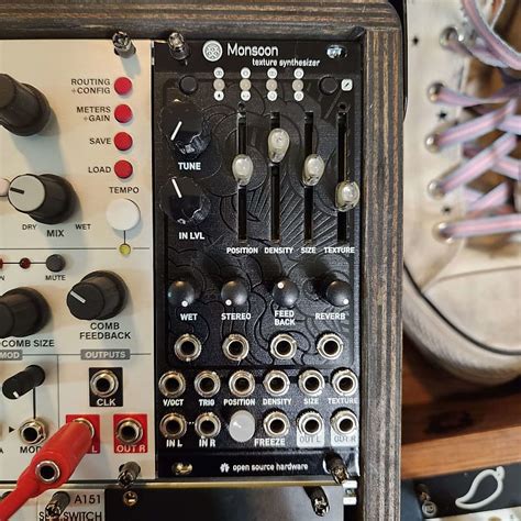 Momo Modular Monsoon UBurst Expanded Mutable Instruments Reverb