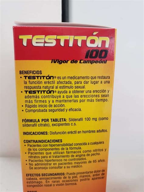 Testiton Sildenafil 100 Mg X 50 Tablets El Salvador Express Shop