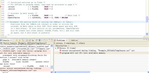 when i was debugging the project appear such mistakes c2000