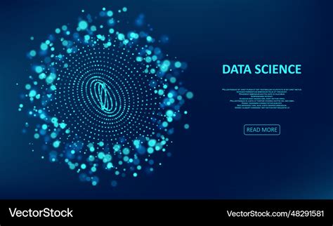 Abstract Data Transmission Visualization Vector Image