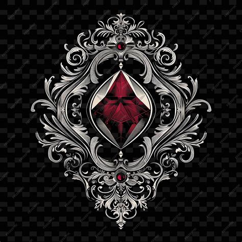 40th Anniversary Logo With A Ruby Emblem Featuring A Rich An Vector