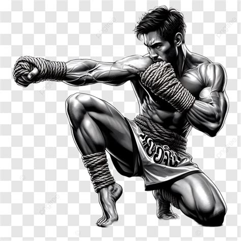전사 정신 무에타이 예술 전통 무에 태국 정체성 고대 태국의 싸움 Png 일러스트 및 이미지 에 대한 무료 다운로드 Pngtree