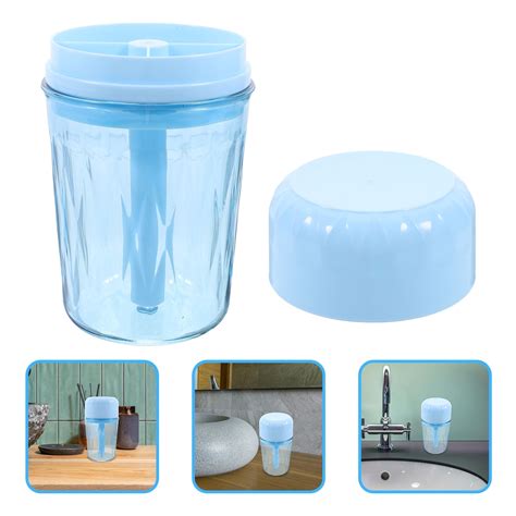 Hemoton Toothpaste Organizer Travel Toothbrush Cups Storage Rack