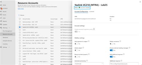 microsoft teams rooms resource accounts microsoft teams microsoft learn