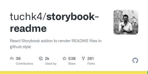 React Storybook Addon For Rendering Readmemd Files To Stories Rjavascript