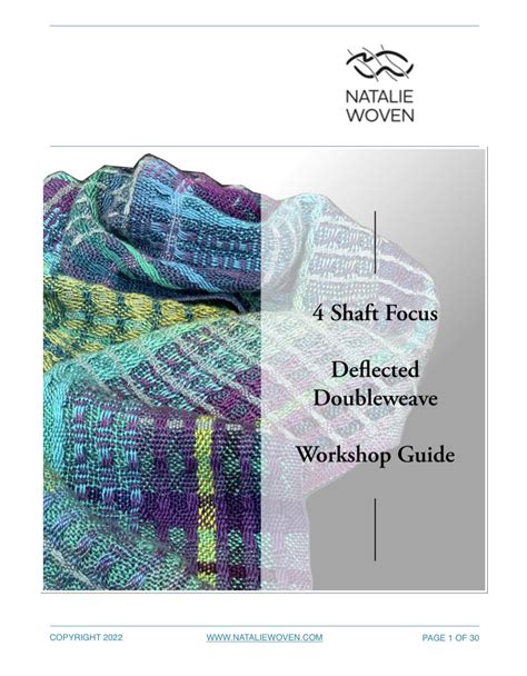My Sett Chart With Deflected Doubleweave — Natalie Woven