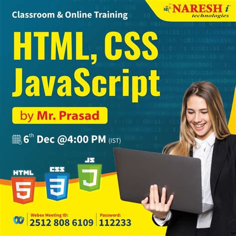 Naresh I Technologies On Linkedin Html Css Javascript Java Dotnet