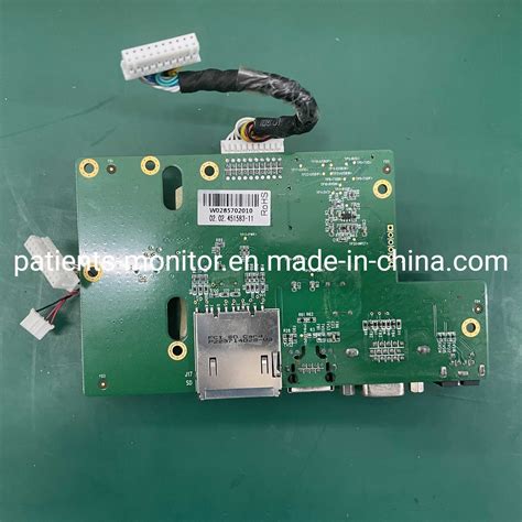 Edan Im60 Patient Monitor Display IP Interface Board 02 02 451583 11 Network Card Mouse USB