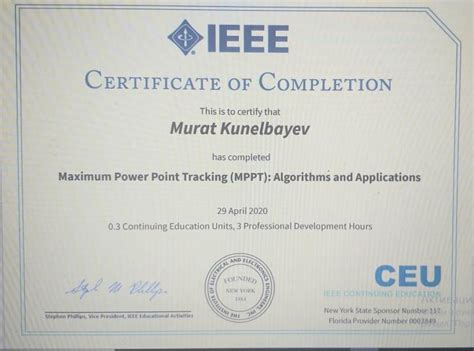 murat kunelbayev on linkedin ieee courses were held received