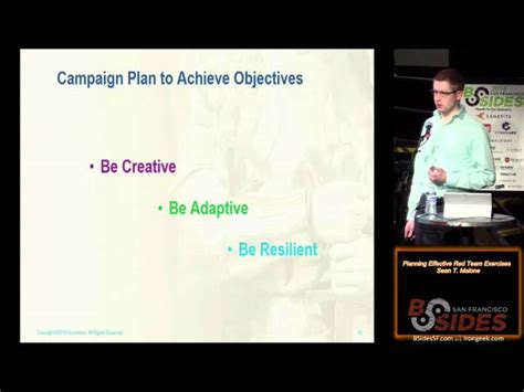 Conference Talks Talk Planning Effective Red Team Exercises From