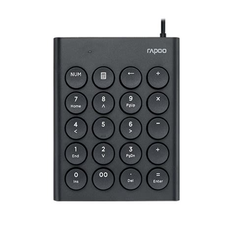 Numeric Keypad แป้นพิมพ์ตัวเลข Rapoo Numeric Keyboard Kb K30 Black