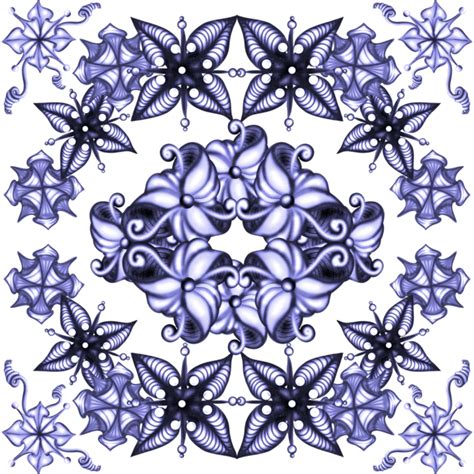 Иллюстрация Объёмные узоры