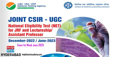 Csir Jrf Net December 2022 June 2023 Exam Notification