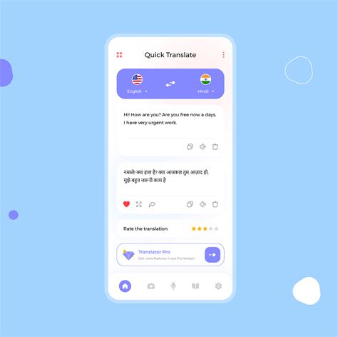Translator App Ui On Behance