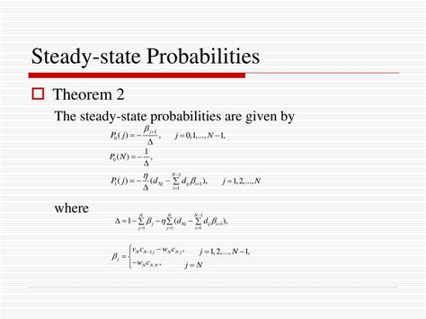 Ppt Analysis Of M M C N Queuing System With Balking Reneging And Synchronous Vacations