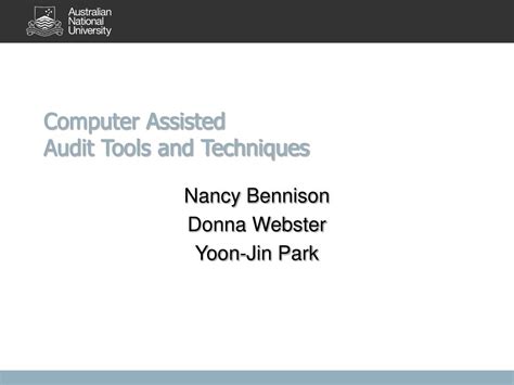 Ppt Session 3 Computer Assisted Audit Tools And Techniques Caatts Powerpoint Presentation