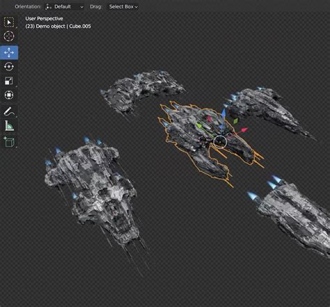 Happy Nodevember I Just Created This Spaceship Generator With Geometry Nodes And Shader Nodes