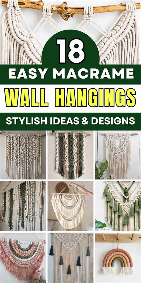 20 Free Macrame Wall Hanging Patterns And Tutorials Artofit