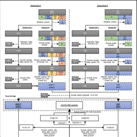 Flowchart Of Sample Processing And Quality Control Stages For Proteomic