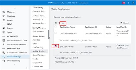 Installing The Sas Customer Intelligence 360 Mobile Sdk On An Android Application