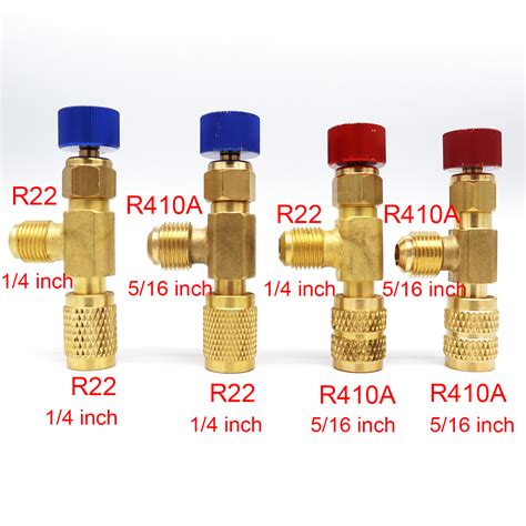 Válvula De Carga De Refrigerante R410a R22 Adapta Grandado