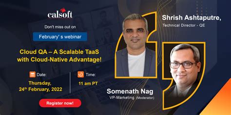 Cloud Qa A Scalable Taas With Cloud Native Advantage Nasscom The Official Community Of