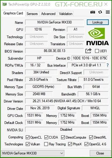 Geforce mx330 какие игры потянет