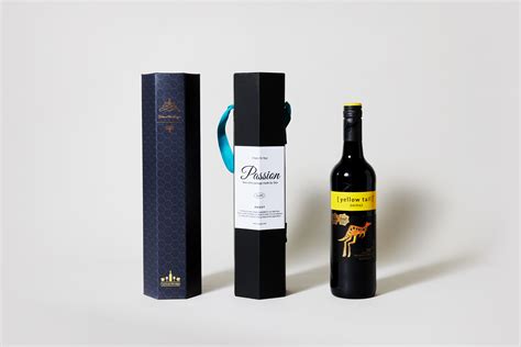 육각형 와인 상자 타라그래픽스