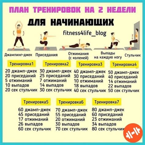 Одноклассники Тренировки Планы тренировок Тренировка для начинающих