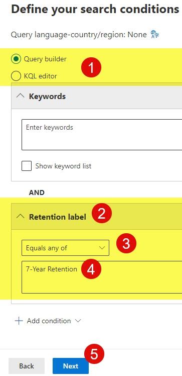 How To Search Content Tagged With A Retention Label Using Purview