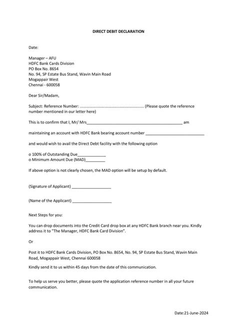 Hdfc Bank Annexure I Beneficial Owner Declaration Form Download In Pdf