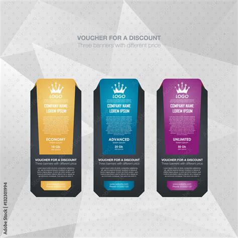 Set Tariffs Interface For The Site Ui Ux Vector Banner For Web App Pastel Pricing Table