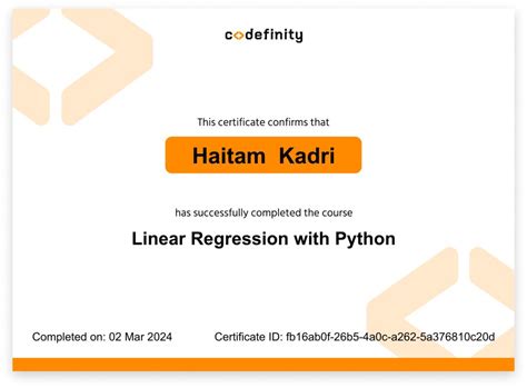 Haitam K On Linkedin Digital Certificate