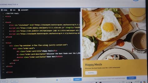 rohindth s n on linkedin html css bootstrap coddingpractice4 nxt